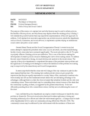 CJ 306 Module Six Assignment - CJ 306 Module Six Assignment Complete ...