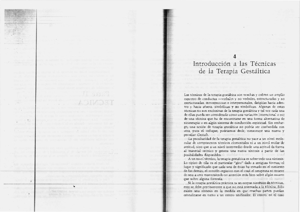 Naranjo La-vieja-y-novisima-Gestalt 4-7 - 4 Introducción a las Técnicas de la Terapia Gestáltica ...