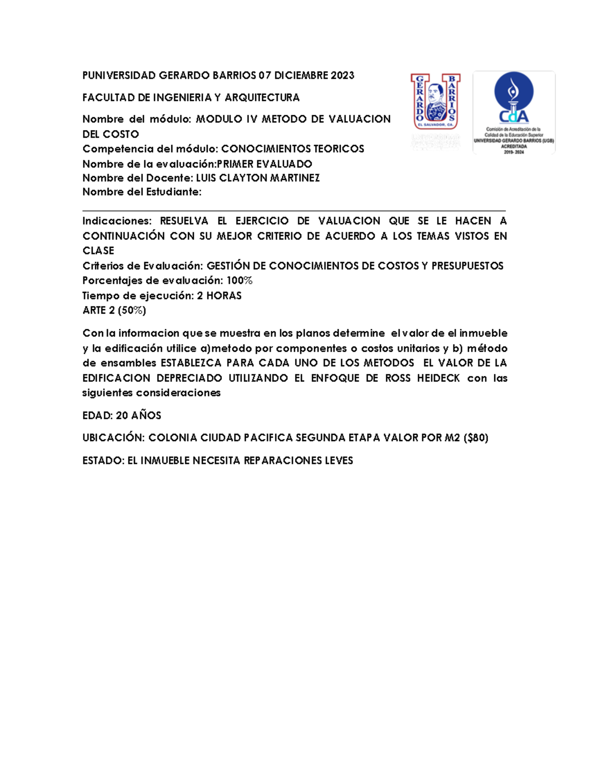 EXAMEN REPOSICION 7 DIC PRE MOD 4 .pdf - PUNIVERSIDAD GERARDO BARRIOS ...