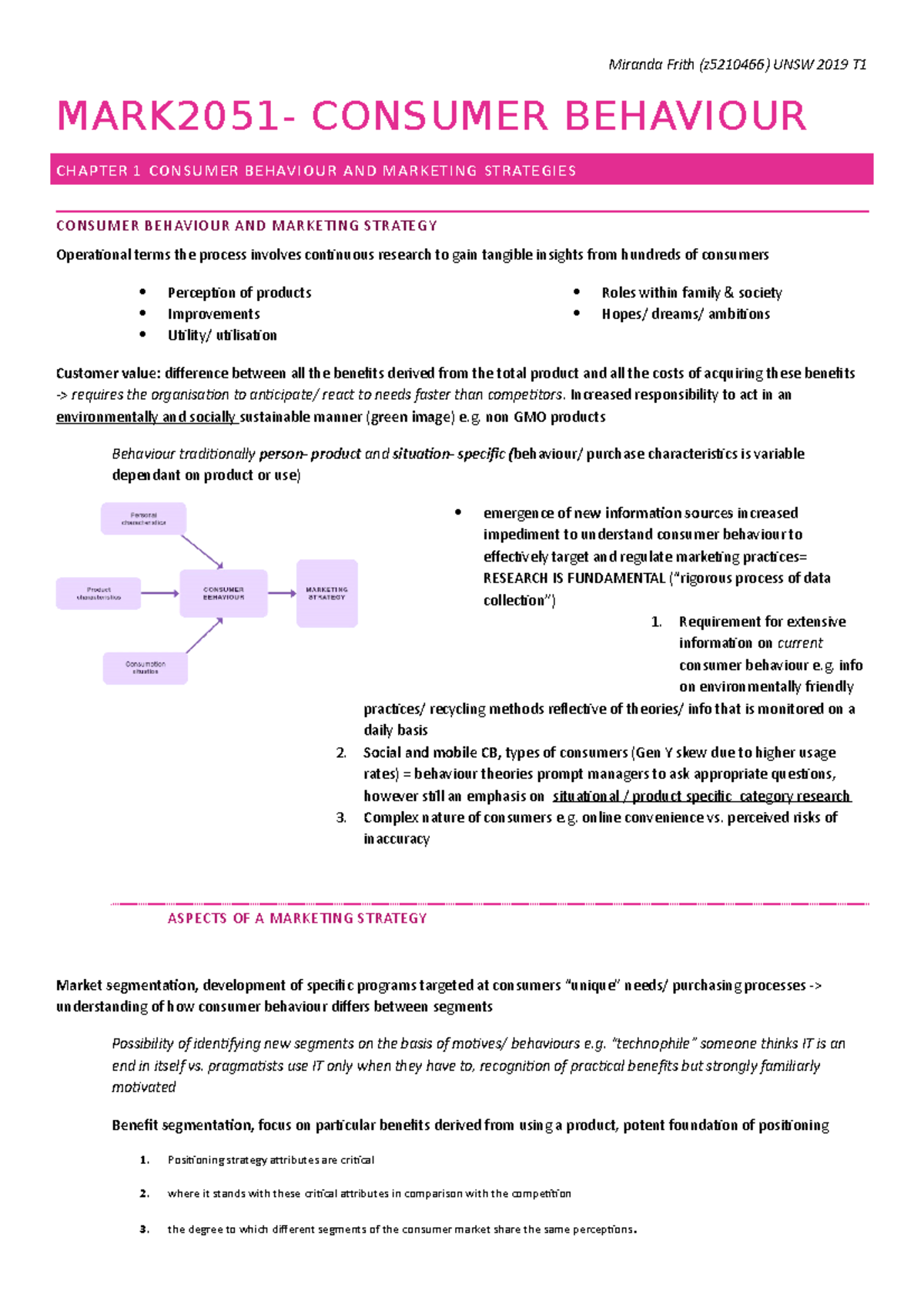 Mark2051 - Lecture notes 1-9 - Miranda Frith (z5210466) UNSW 2019 T1 ...