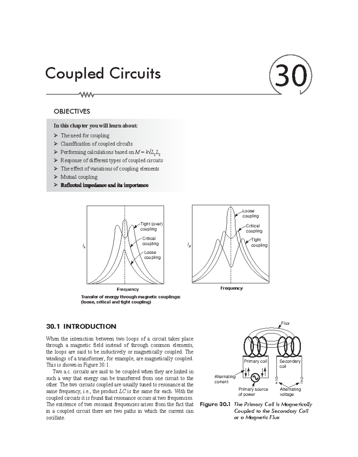 Module 30 - Notes - Coupled Circuits OBJECTIVES 30 INTRODUCTION When ...