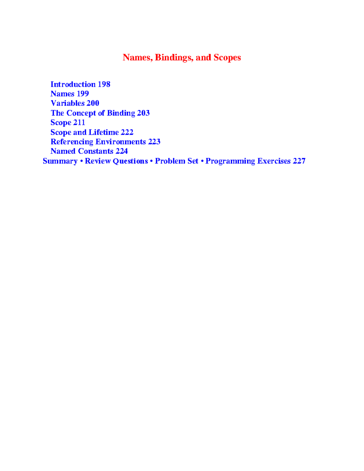 PPL Unit2 Chapter 1 - Easy understanding - Names, Bindings, and Scopes Introduction Names ...