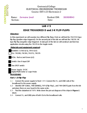 EET-126 Simulation LAB 2 - Electrical Engineering Technician AMAT/ SETAS Course: EET- - Studocu