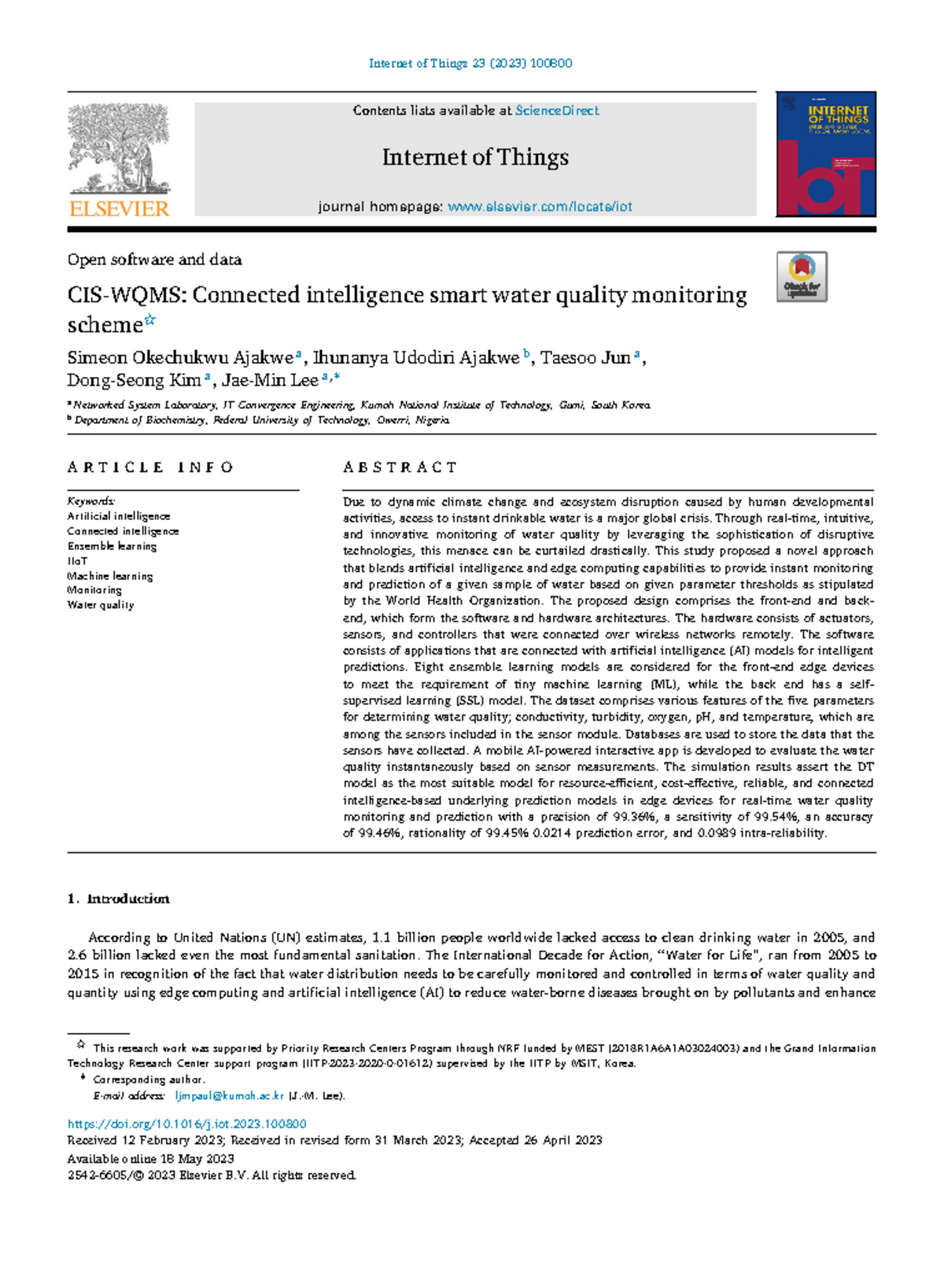1-s2 - paper sobre marketing digital - Internet of Things 23 (2023 ...
