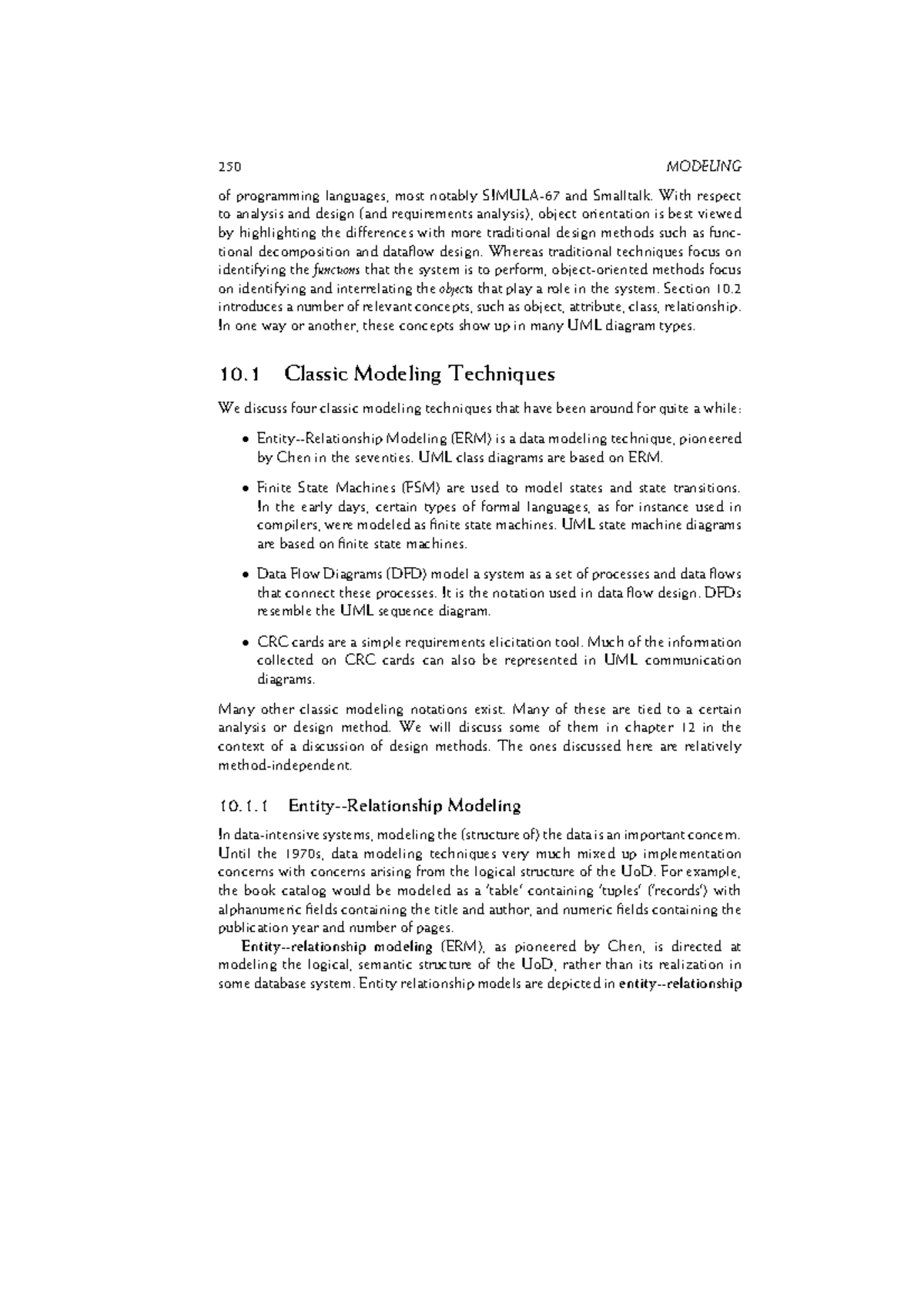 Software Engineering Lecture Notes 63 250 Modeling Of Programming Languages Most Notably