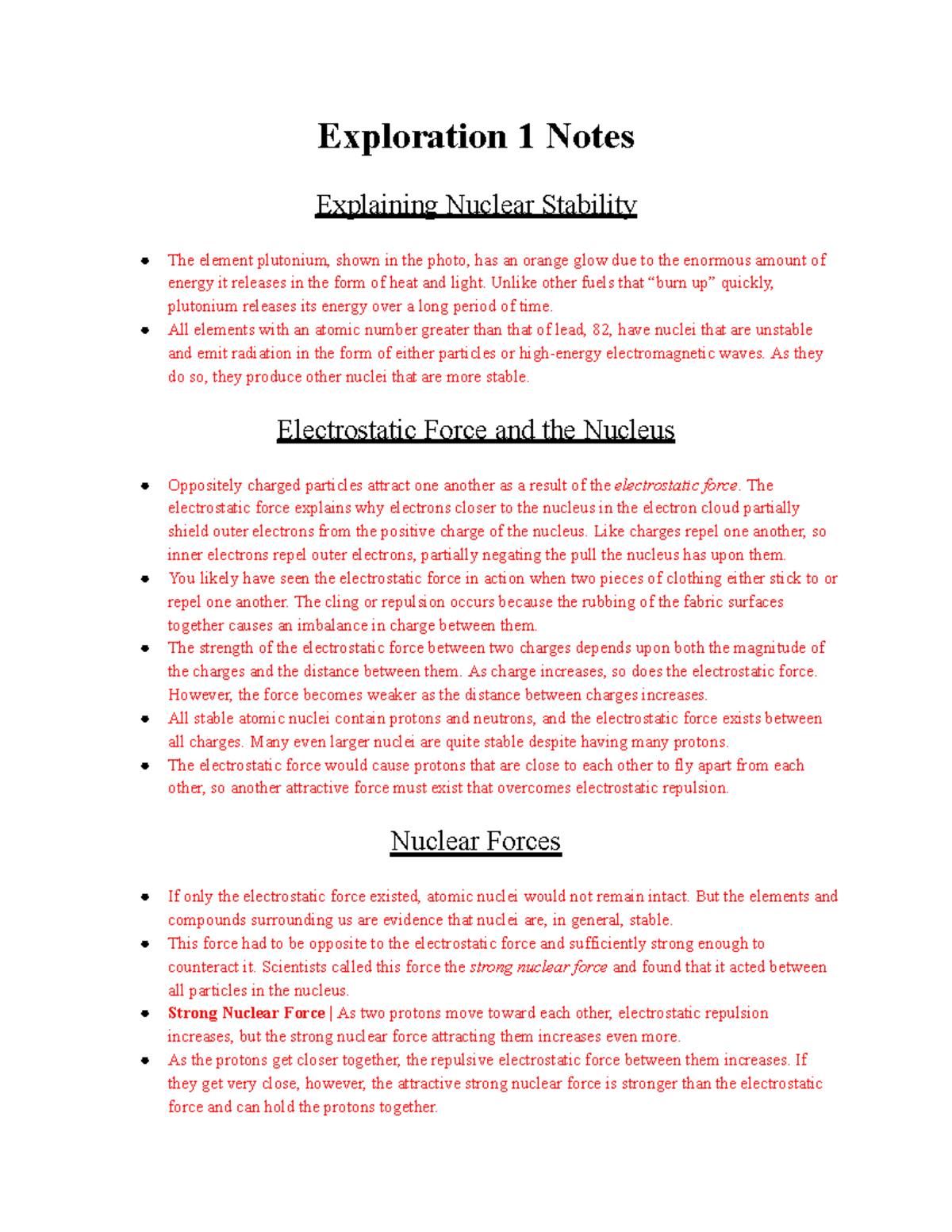 Unit 2 - Lesson 3 - Exploration 1 Notes - Exploration 1 Notes ...