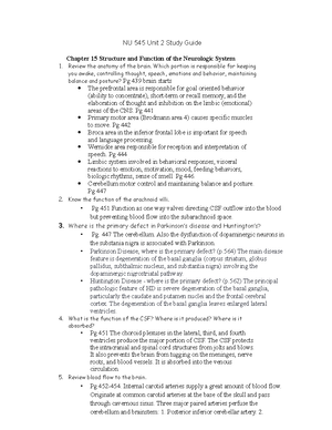 NU 545 Exam 1 - Summary Physio-Patho Basis of Adv Nsg - Study online at quizlet/_6xf5li What is ...