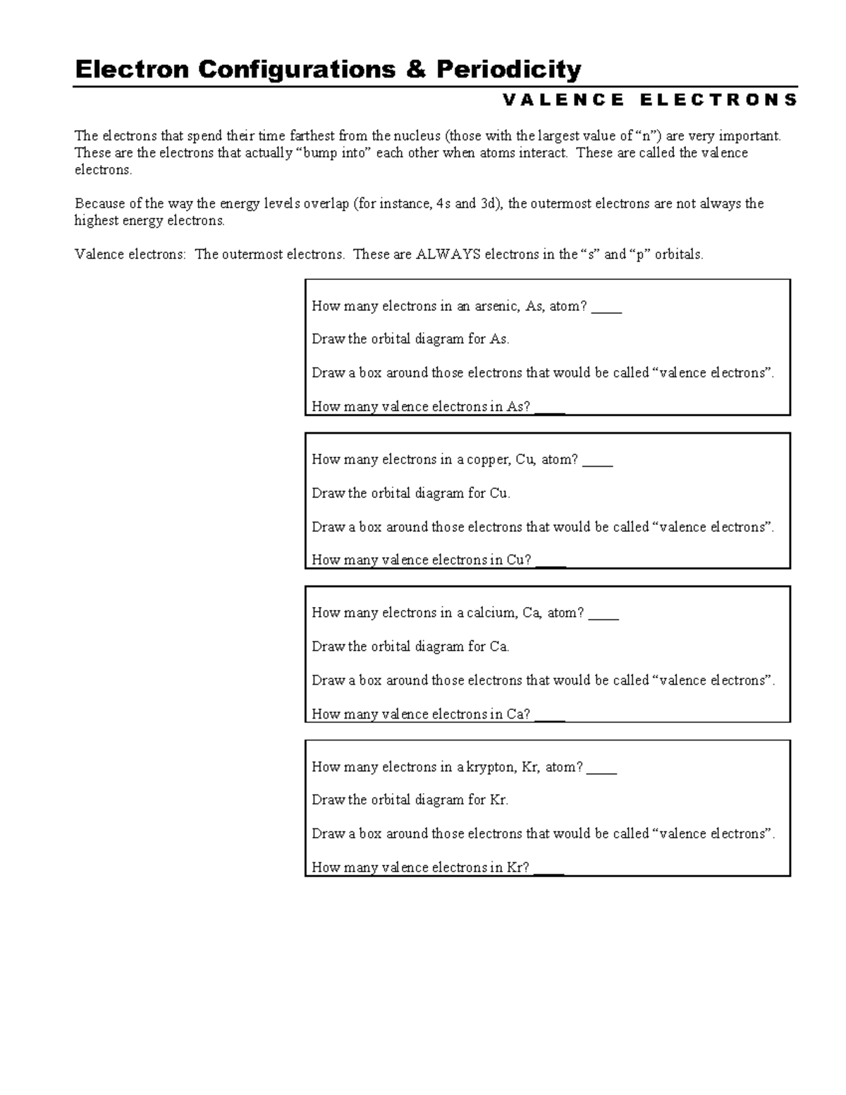 CHEM110 Ch6 2 - Lecture Slides - Electron Configurations & Periodicity ...