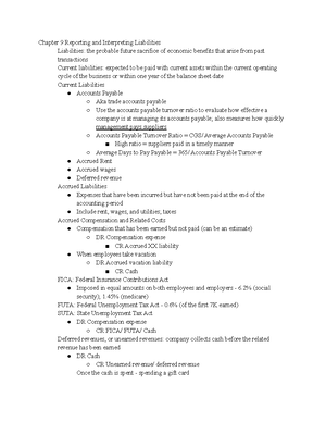 Accounting Reading Notes Chapters 1 - Introduction: Le-Nature's Inc.'s ...