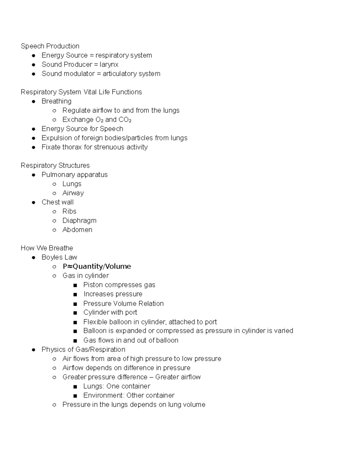 Respiration and Tract - Taught by Dr. Charles Larson - Speech ...