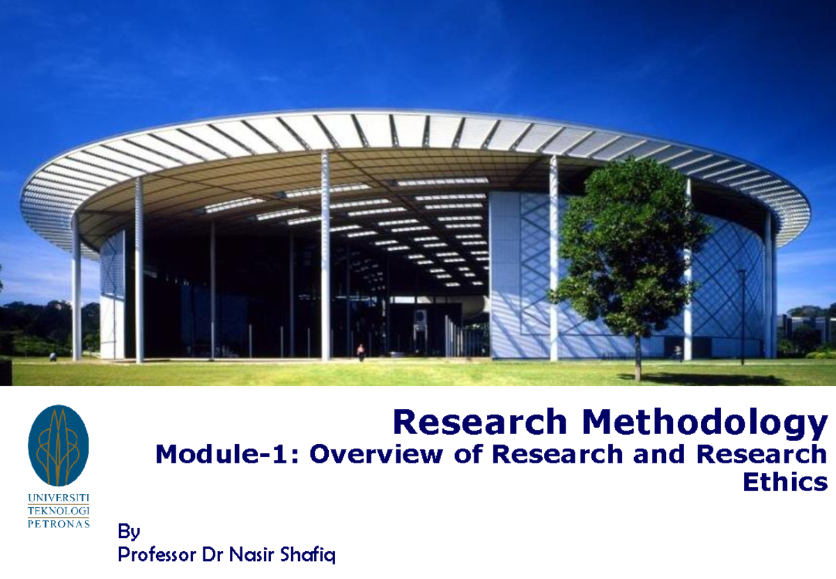 Module-1 January 2023 - Lecture Notes - Research Methodology Module-1 ...