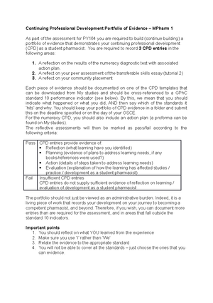Example records for revalidation for pharmacy professionals - Example ...