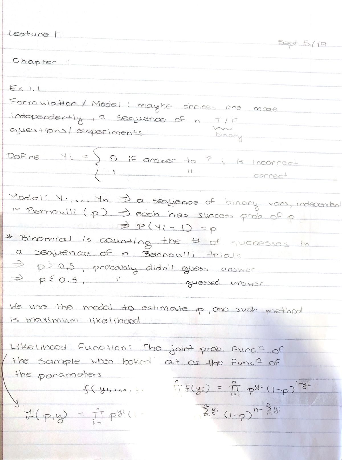 Lecture 1 and 2 - Stat 330 - Studocu