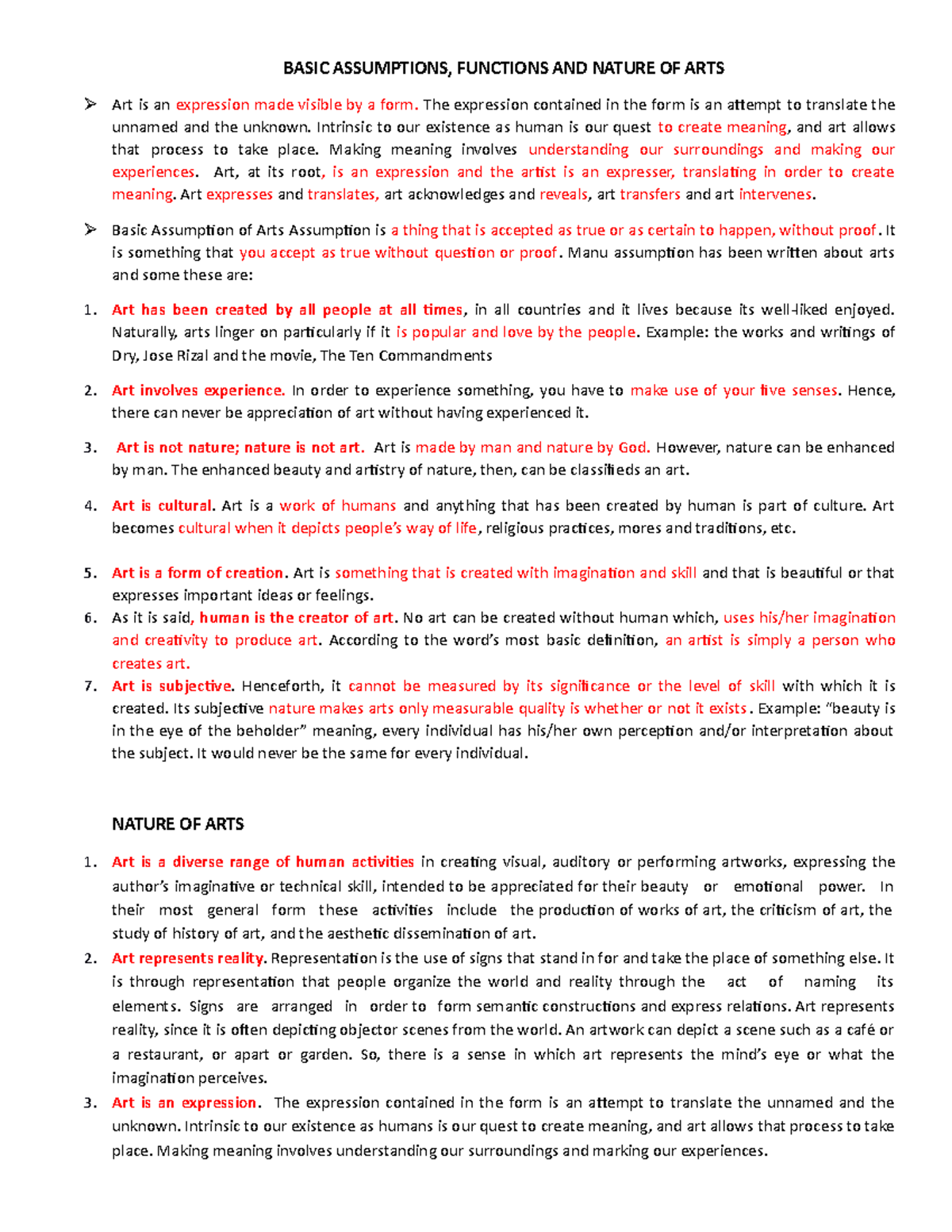 Peace offering ko po labyu all - BASIC ASSUMPTIONS, FUNCTIONS AND ...