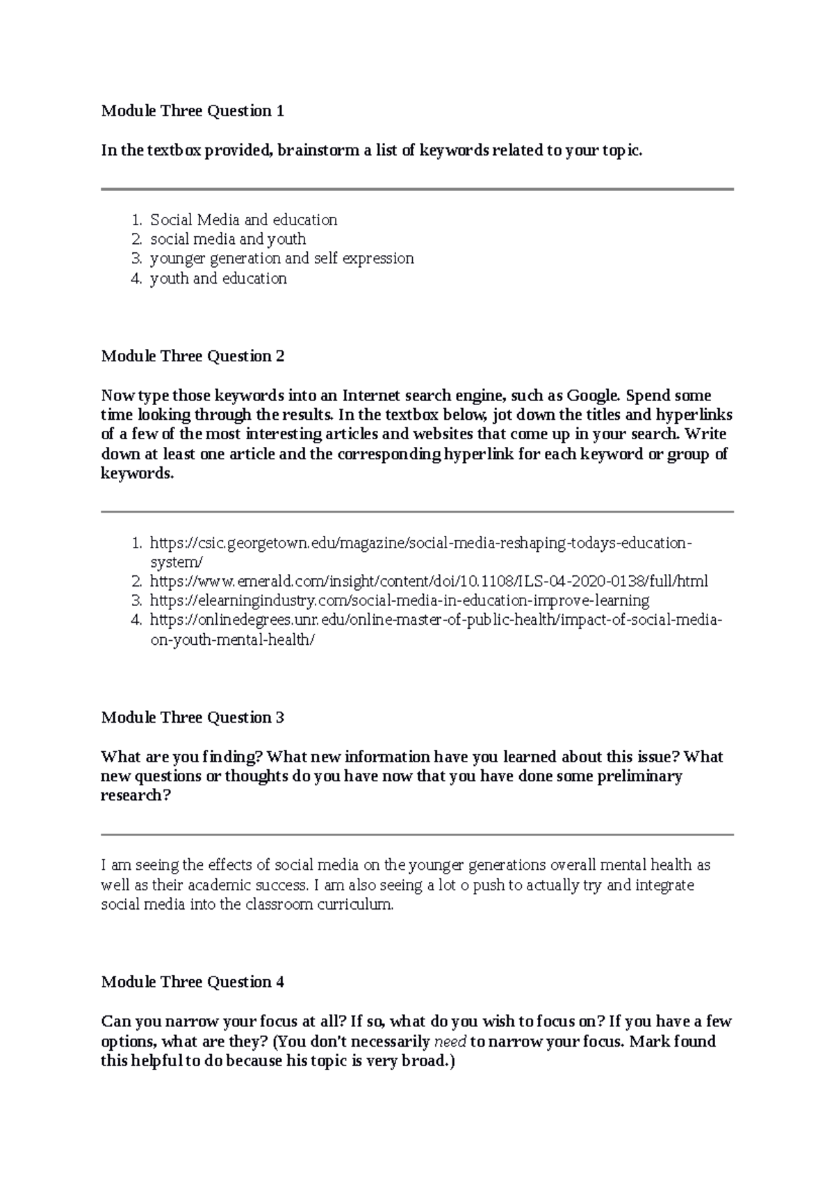 Destiny Landers SCS 200 Applied Social Sciences (1) - Module Three ...