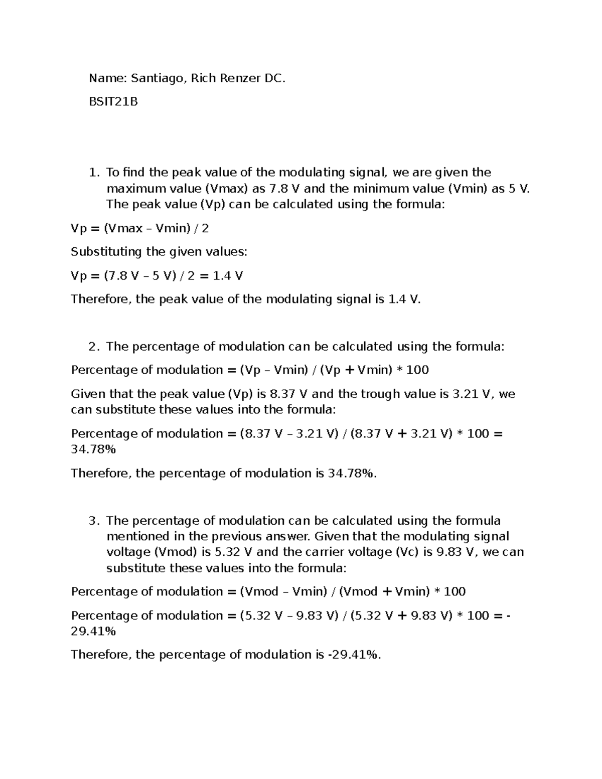 03 seat work 02 - Practical seat work - Name: Santiago, Rich Renzer DC ...