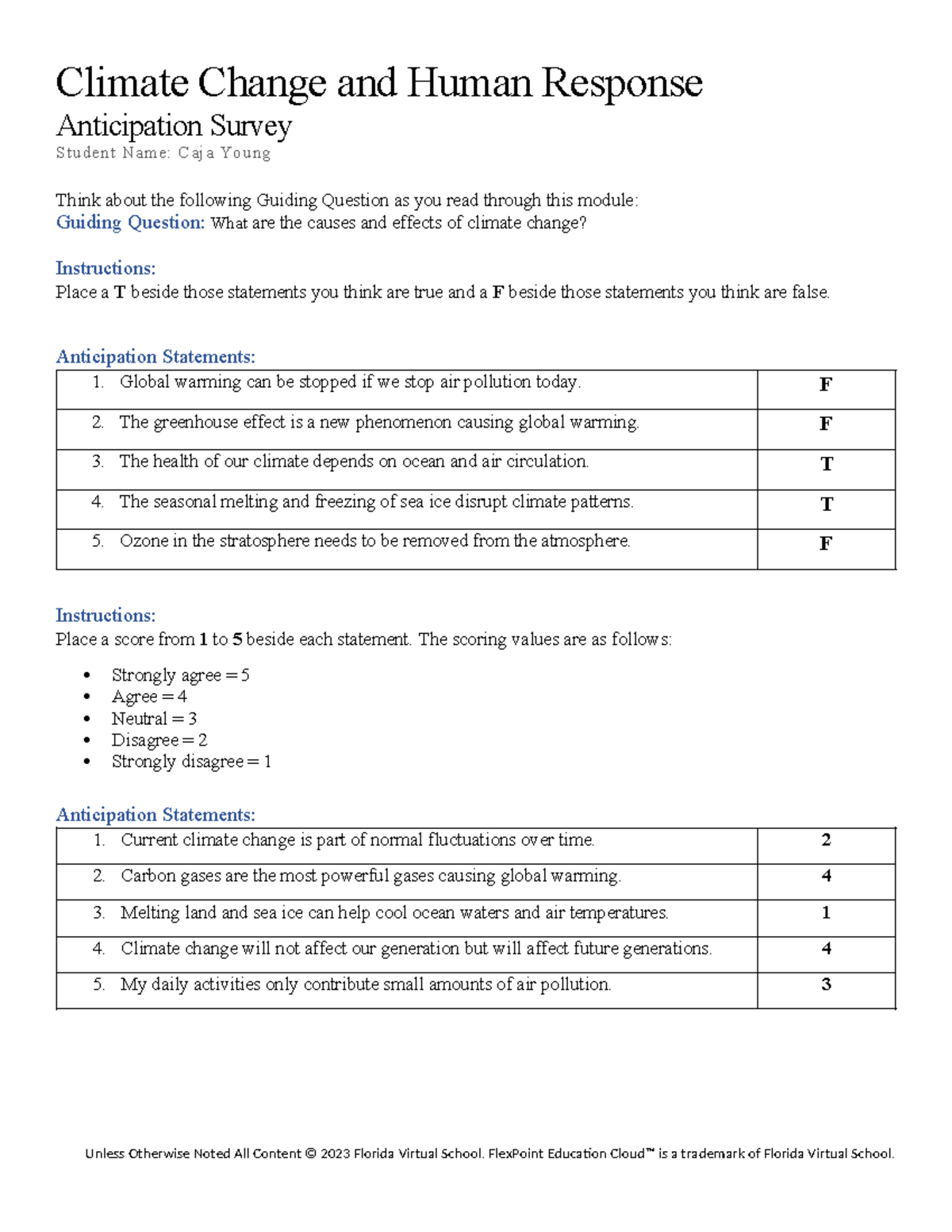 04 00 anticipation survey - Climate Change and Human Response ...