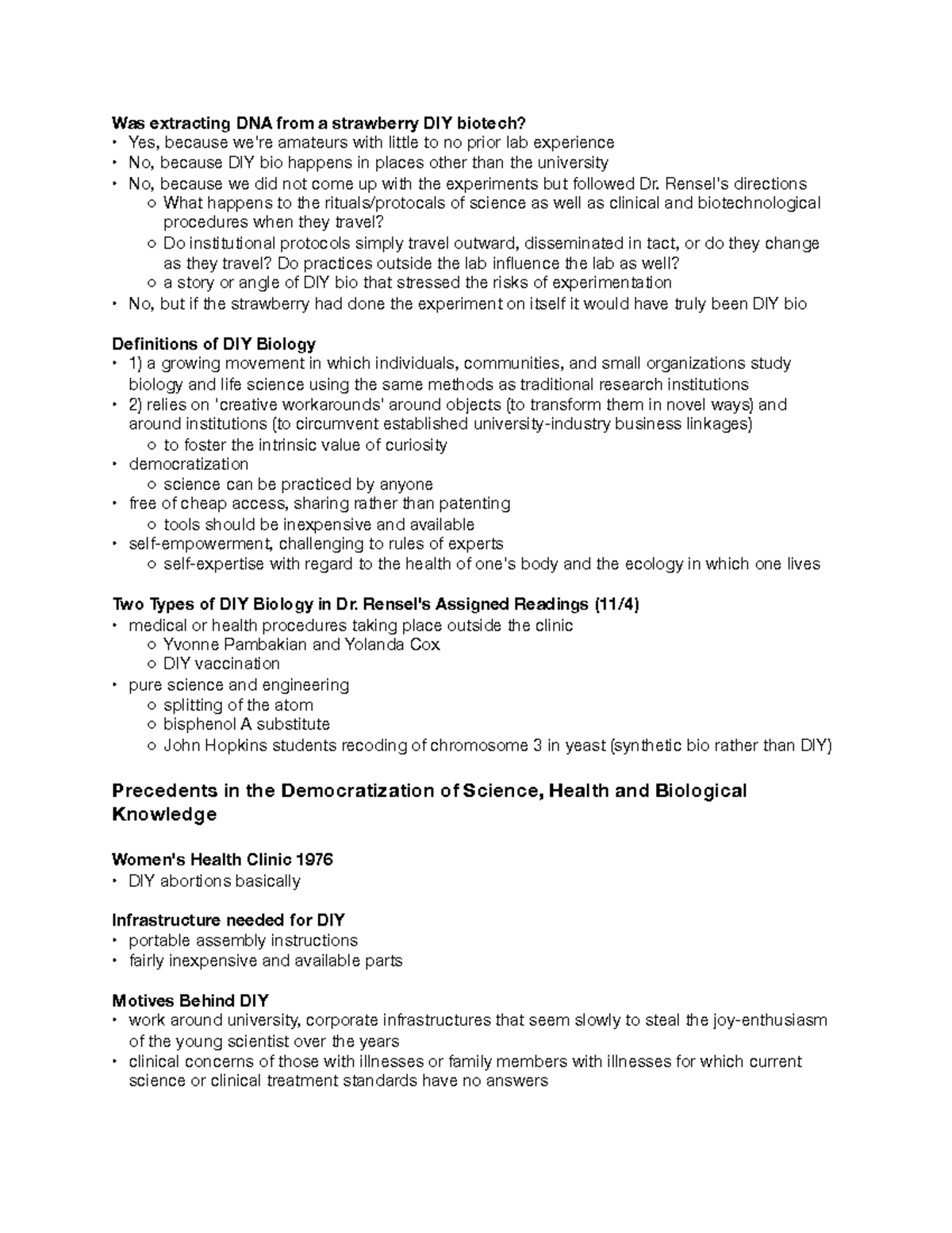 Stories About DIY Biotechnology and Society - Was extracting DNA from a ...