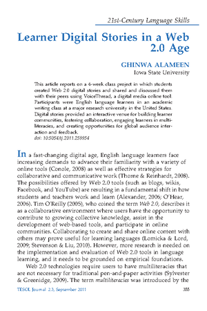 Kiddle - 2013 - Developing digital language learning materials - 9 Developing Digital Language ...