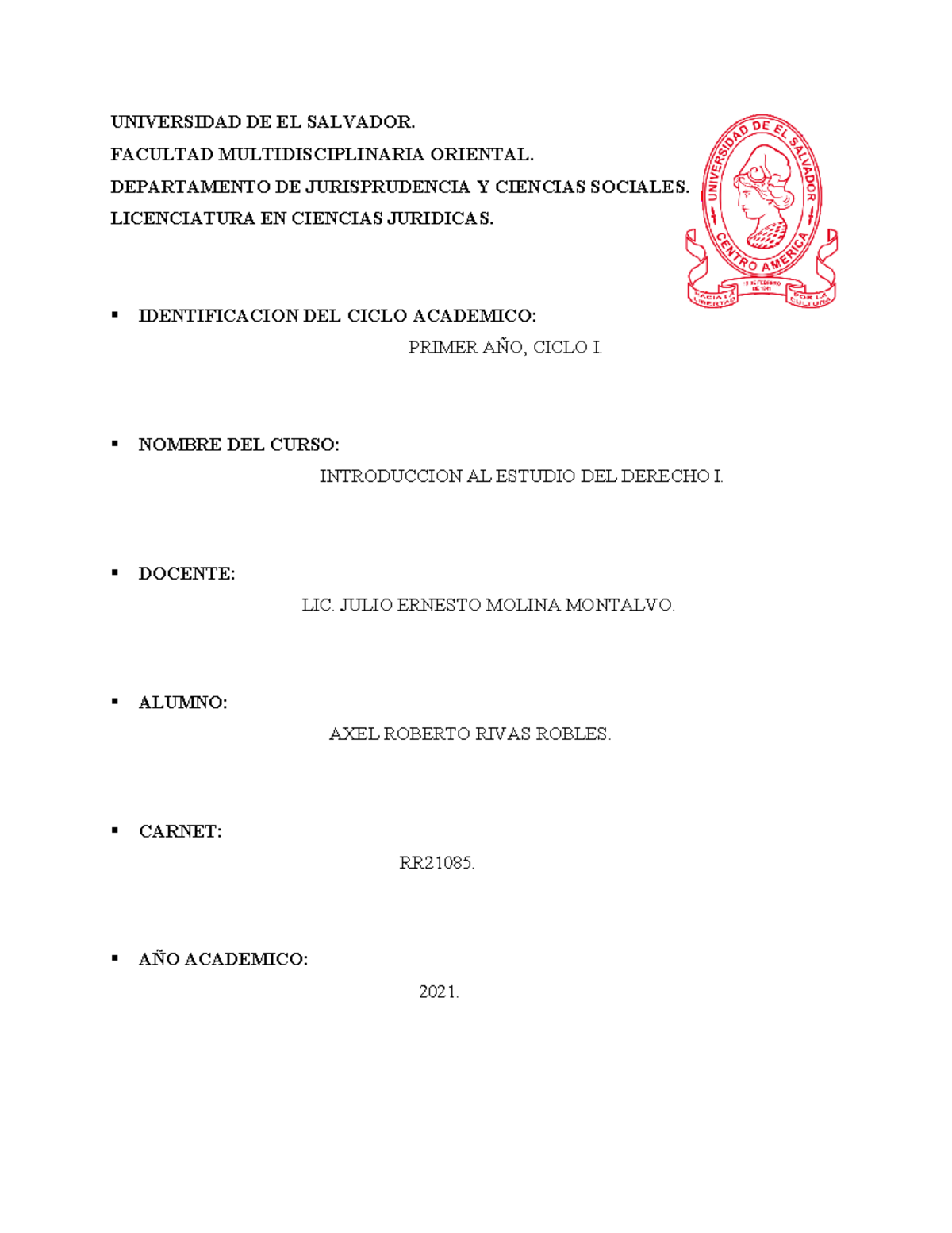 1. Mundo del Ser y Mundo del Deber Ser: Norma, Regla Técnica y Ley ...