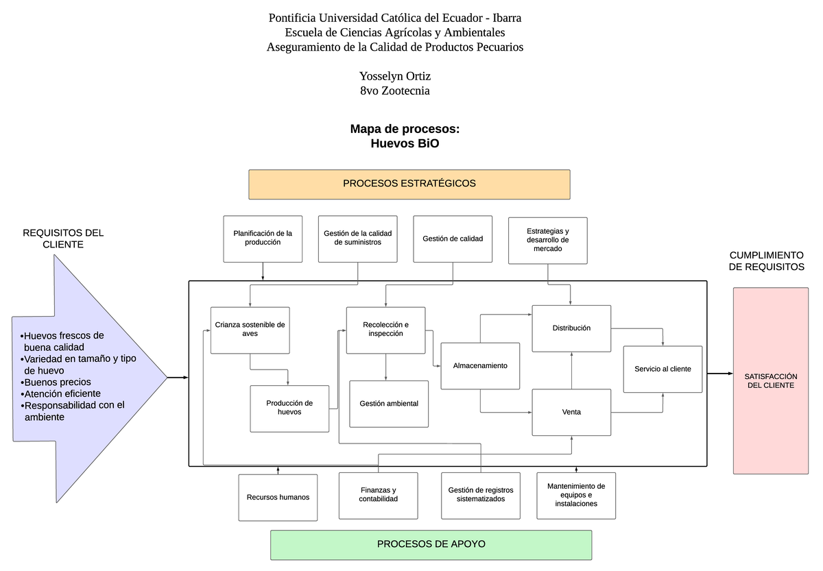 Mapa de procesos y subprocesos - Ortiz - PROCESOS ESTRATÉGICOS Planificación de la producción ...
