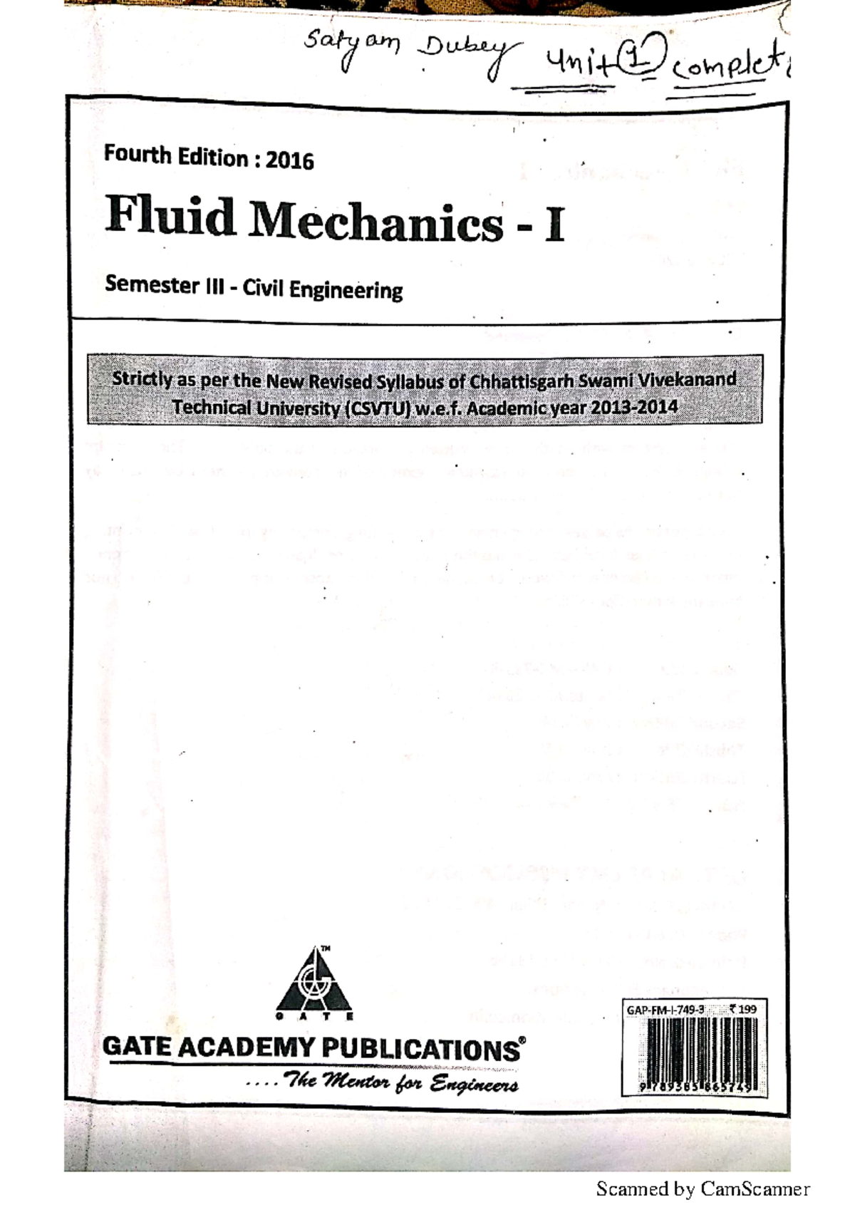 FM- properties of fluid - Civil Engineering - Studocu
