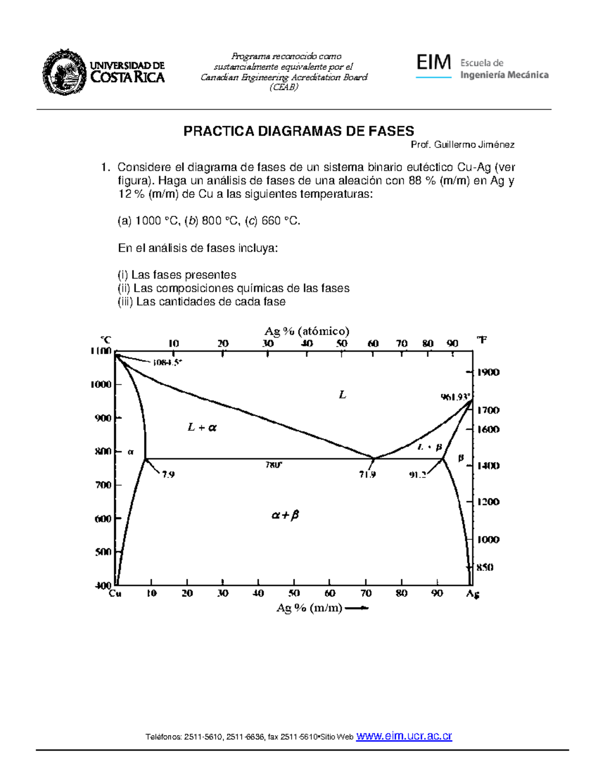 Practica de diagramas de fases - Warning: TT: undefined function: 32 sustancialmente equivalente ...