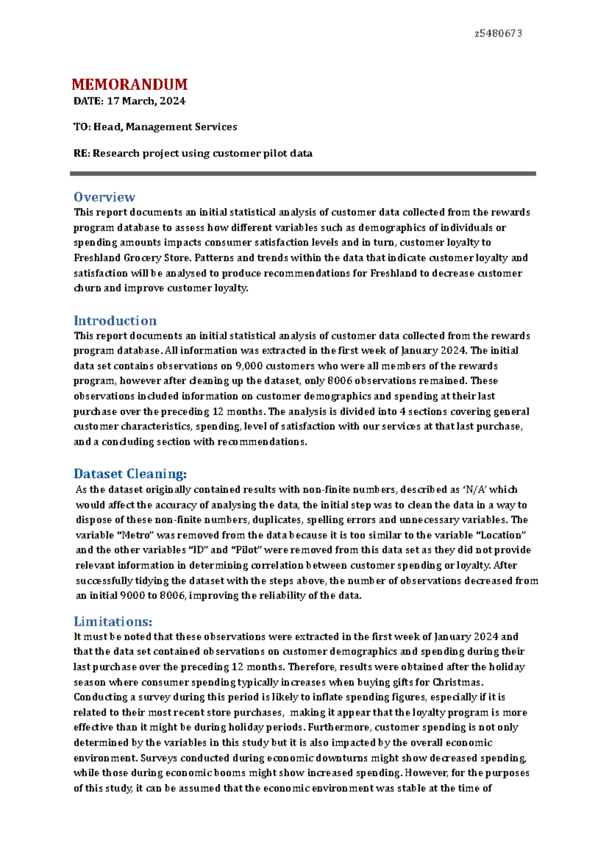 Final COMM 1190 Assessment 1 Individual Assignment z5480673 ...