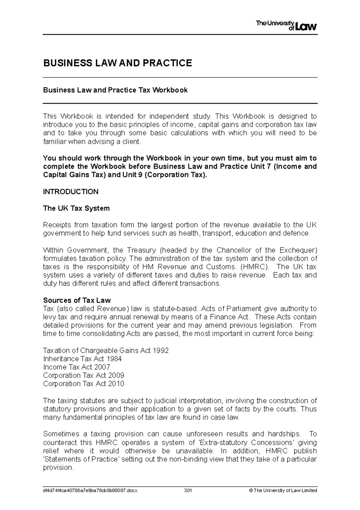 Textbook Reading - crucial - BUSINESS LAW AND PRACTICE Business Law and ...