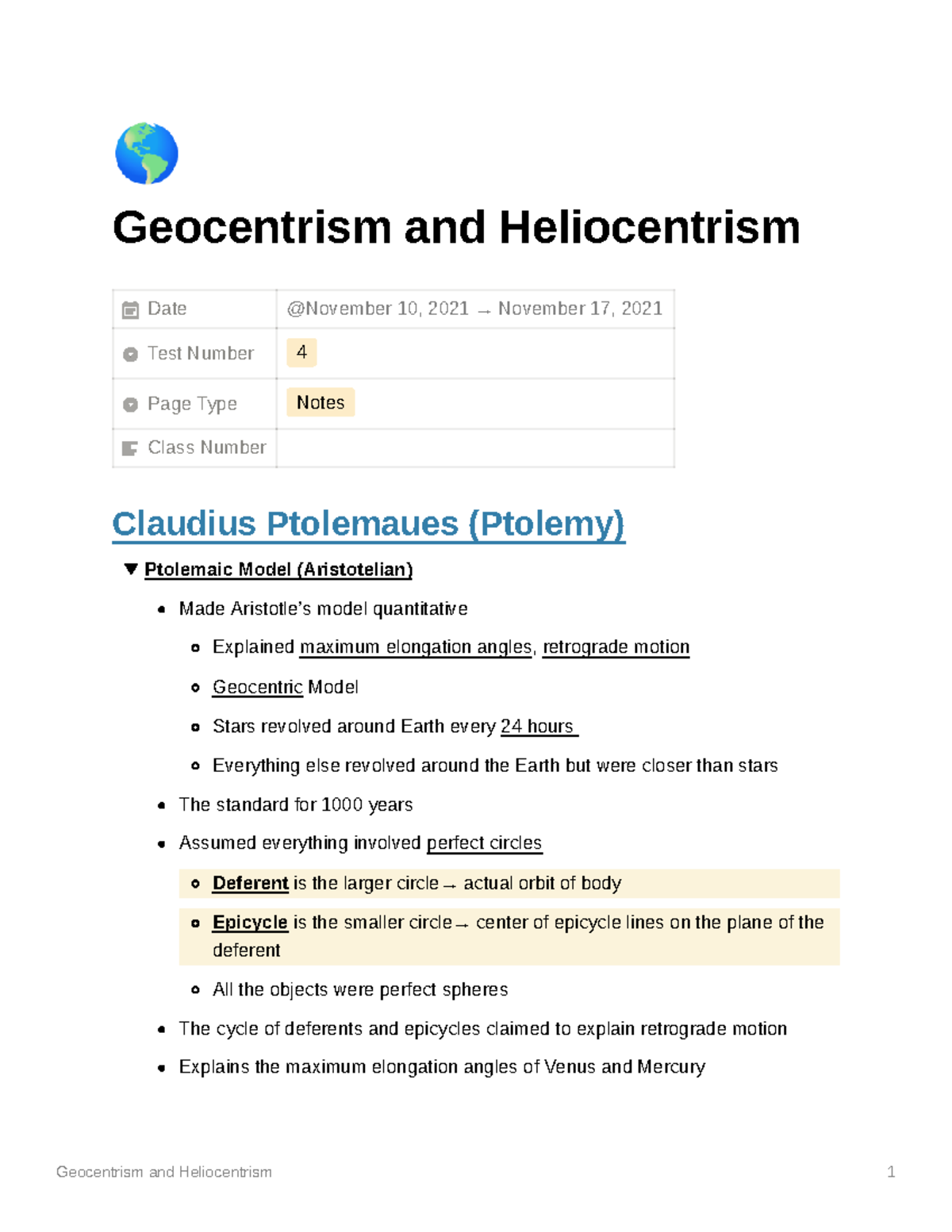 Geocentrism and Heliocentrism - 🌎 Geocentrism and Heliocentrism Date ...