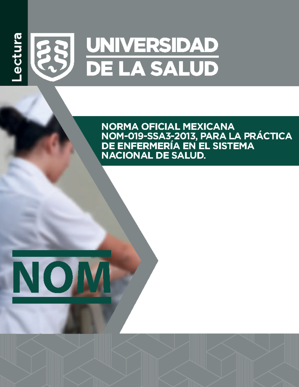 NOM 019 SSA3 2013 - xdaxdsdawda - Lectura UNIVERSIDAD DE LA SALUD NORMA ...