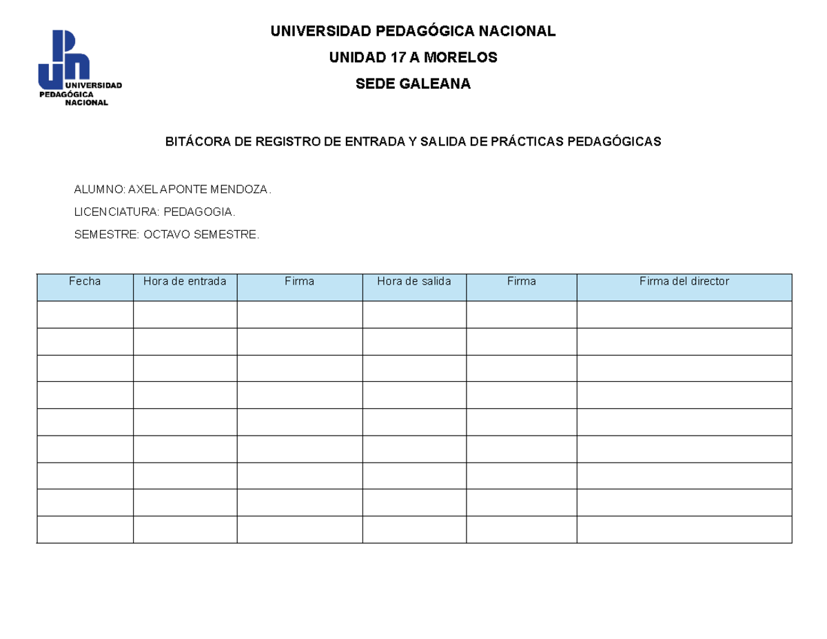 Bitacora 2 - Transformación de la práctica profesional - BITÁCORA DE ...