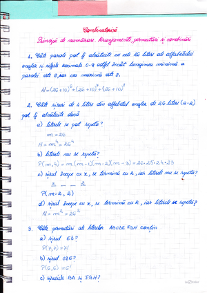 recapitulare, exercitii, grafuri - Teoria Grafurilor s ̧i Combinatorica ...