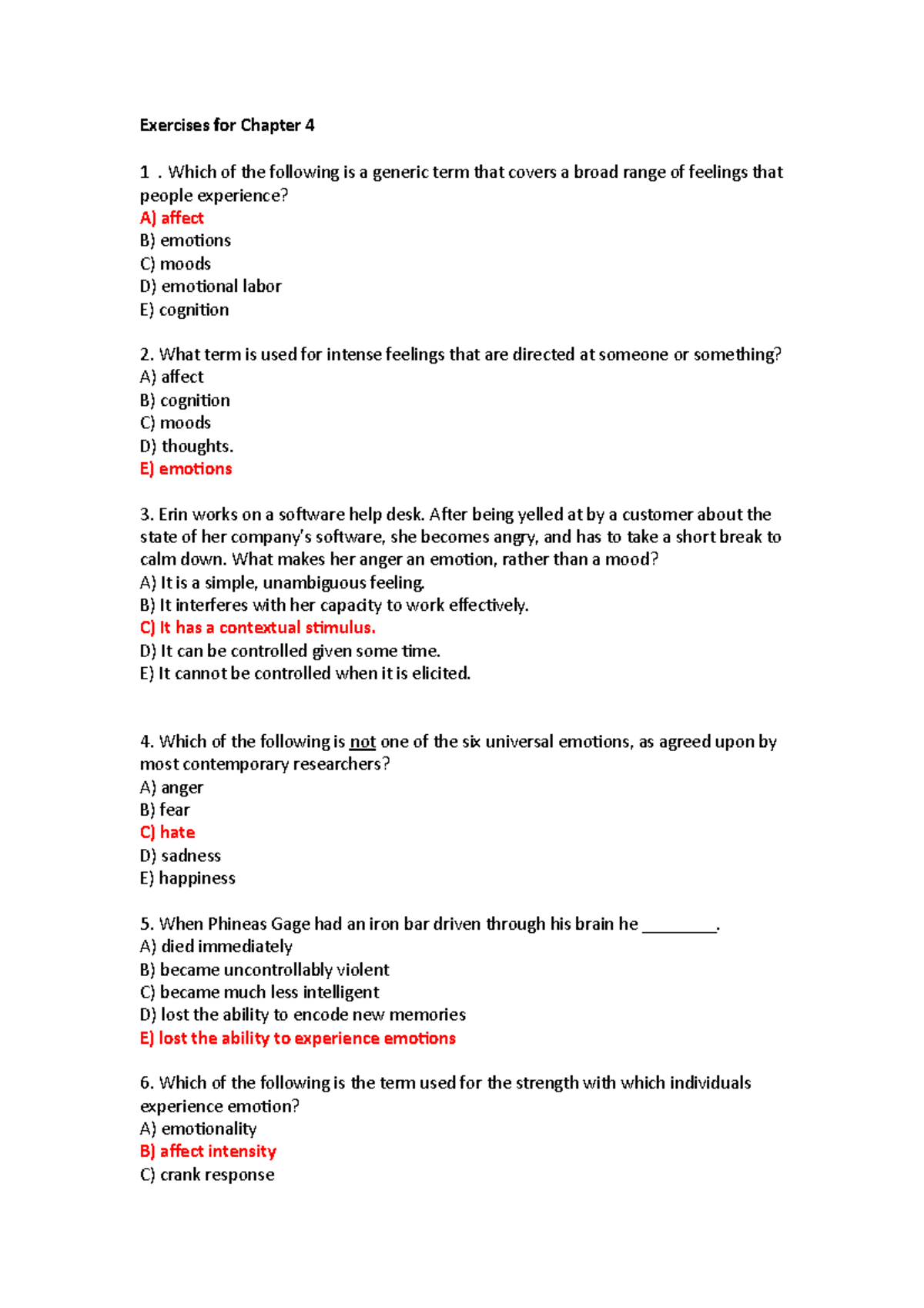 19029608 Priscilla Winata Chapter 4 - Exercises for Chapter 4 1 ．Which ...