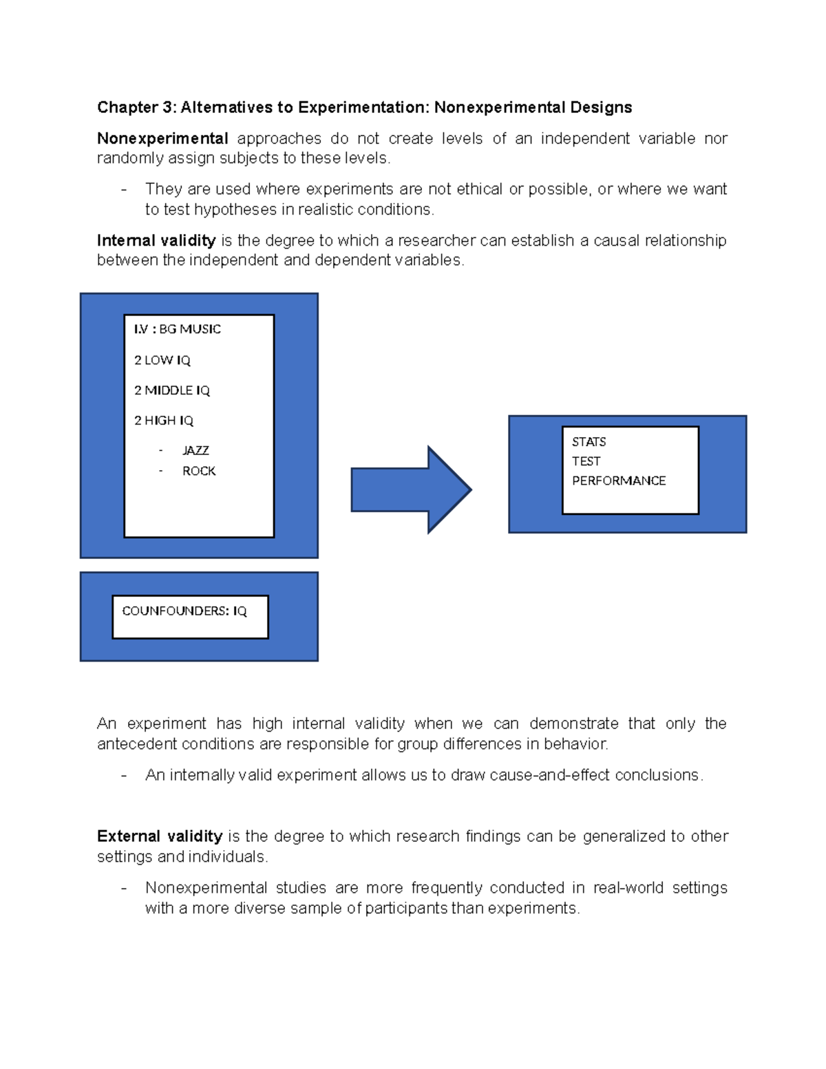 PSY119-1 Chapter 3 Alternatives to Experimentation-Nonexperimental ...