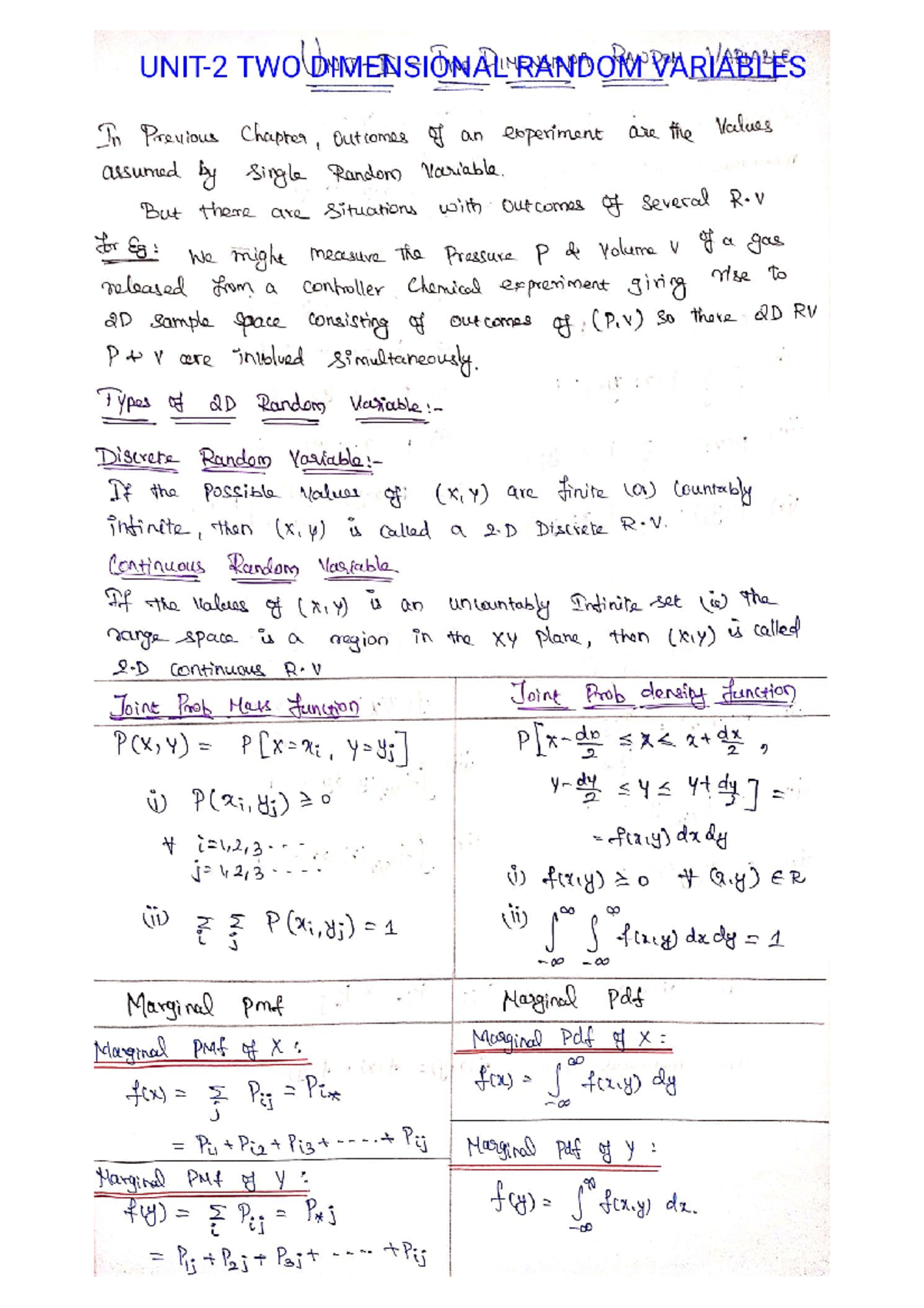 3. Unit III - Probability and Queuing Theory - Studocu
