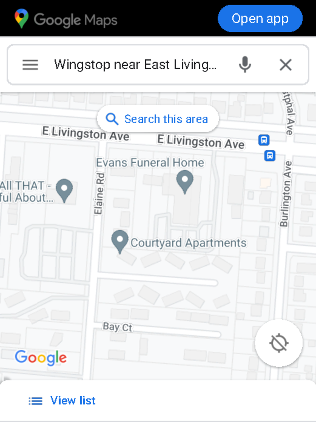 Wingstop near East Livingston Avenue, Columbus, OH - Google Maps - Open ...