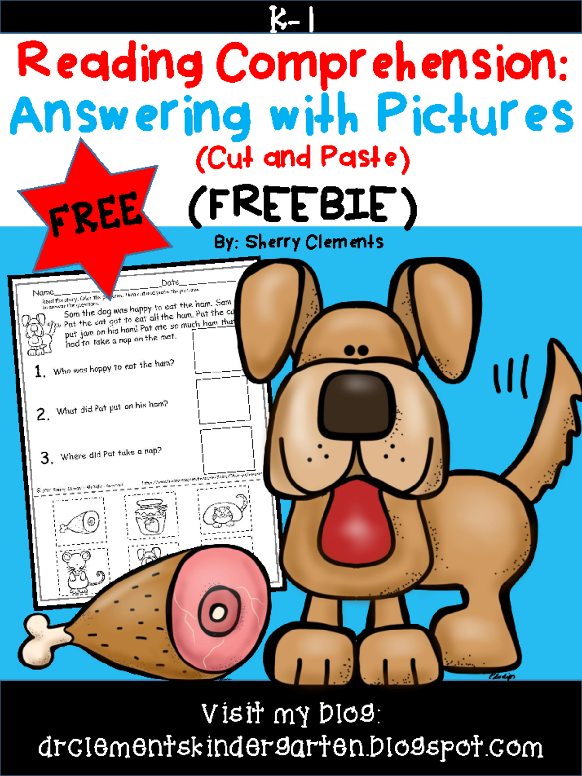 Reading Comprehension Freebie-1 - Visit my blog: drclementskindergarten ...
