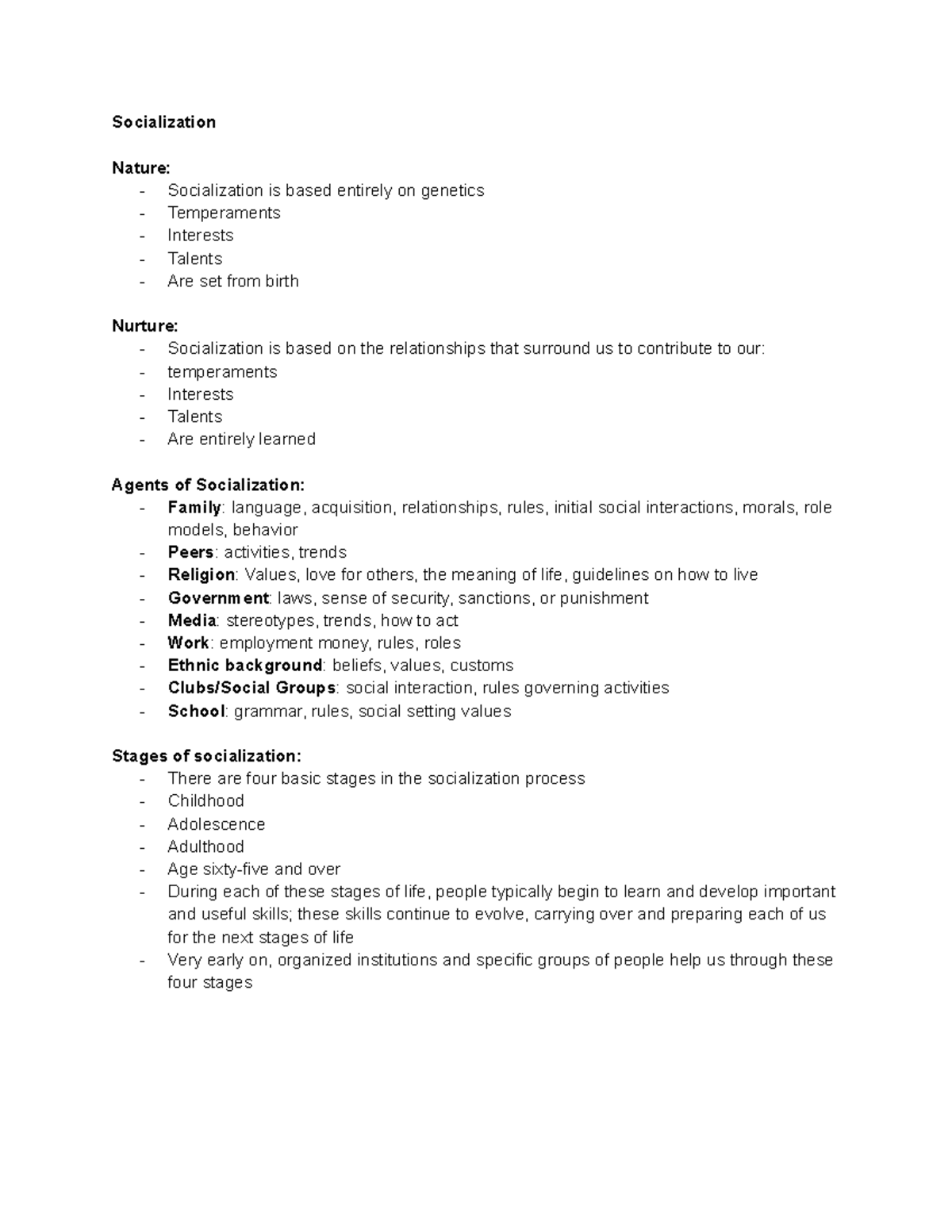 Socialization in sociology - Socialization Nature: - Socialization is ...