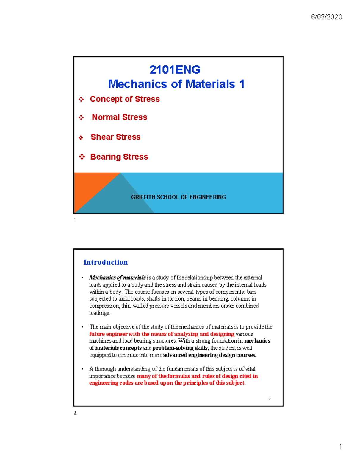 2101 S1 W4A-2020 - 2101 S1 W4A-2020 - GRIFFITH SCHOOL OF ENGINEERING ...