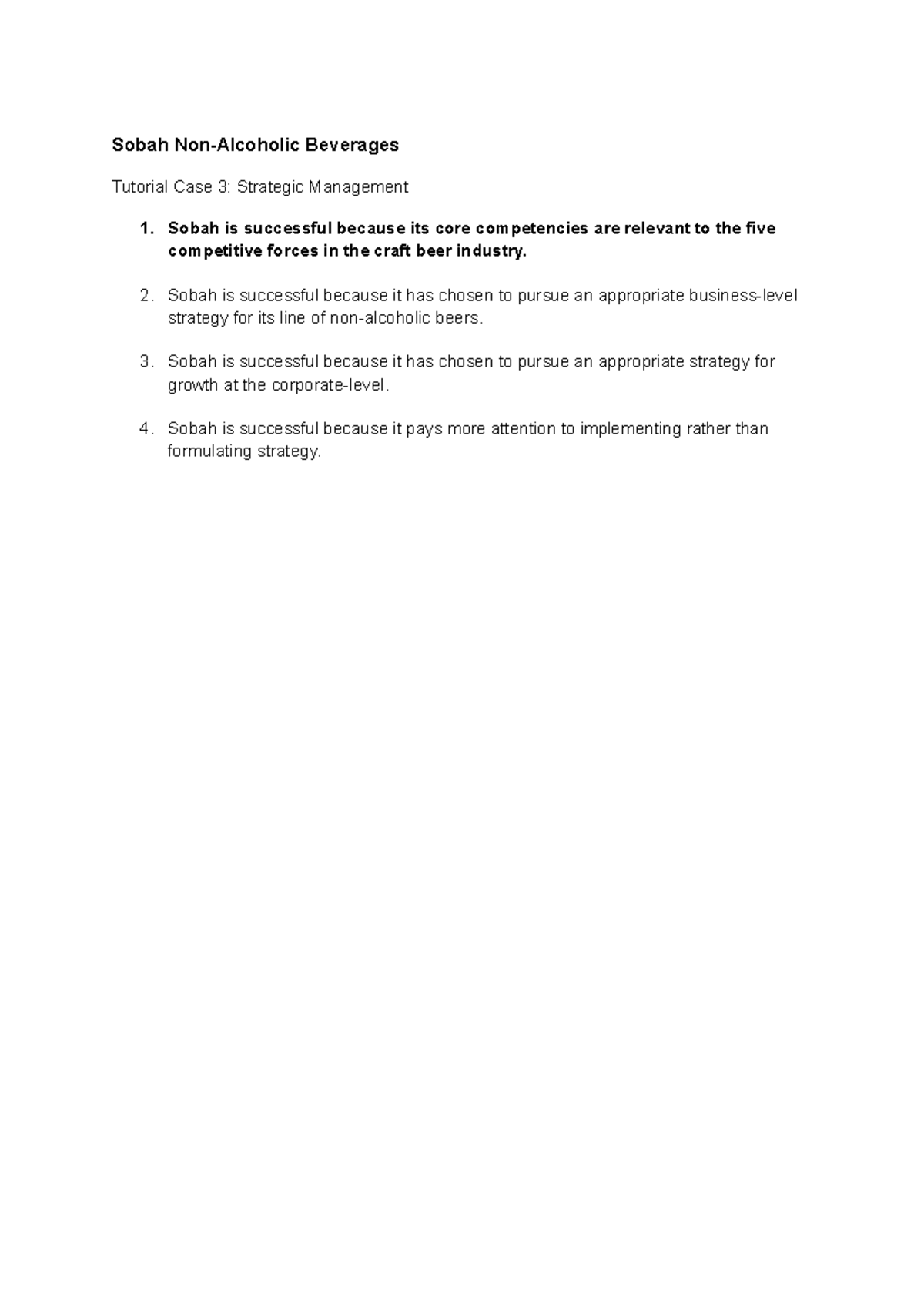 Sobah Tutorial 3 assessment work _ Week - MGTS1301 - UQ - Studocu