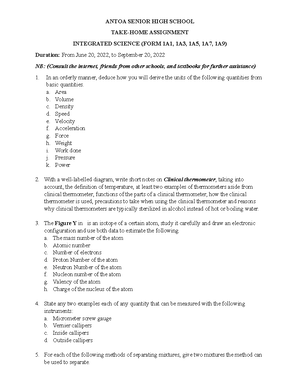 Lesson notes 1 - NAME OF TEACHER: DANIEL BAFFOE OWUSU SCHOOL: ANTOA ...