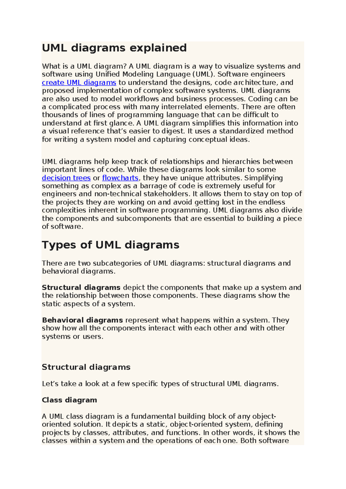 UML diagrams explained - UML diagrams explained What is a UML diagram ...