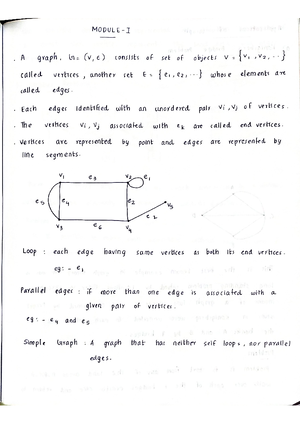GRAPH THEORY NOTES(MODULE 5) MAT 206 - Module S Mahix Repres entation ...