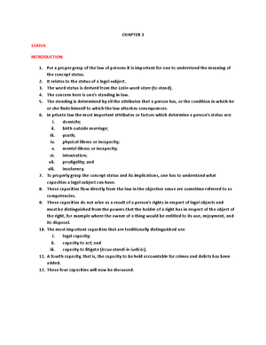Chapter 05 - Domicile - law of persons - Domicile Domicile Act, 3 of ...