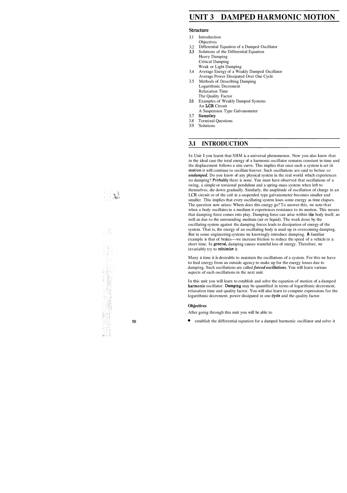 Unit-3 - In unit, learnt that SHM is a universal phenomenon. - UNIT 3 ...