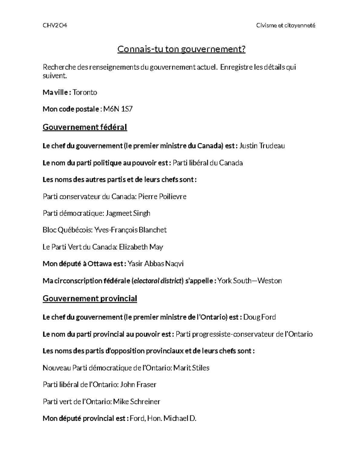 Copy of U3 Activité 1, évaluation .docx - CHV2O4 Civisme et citoyenneté ...