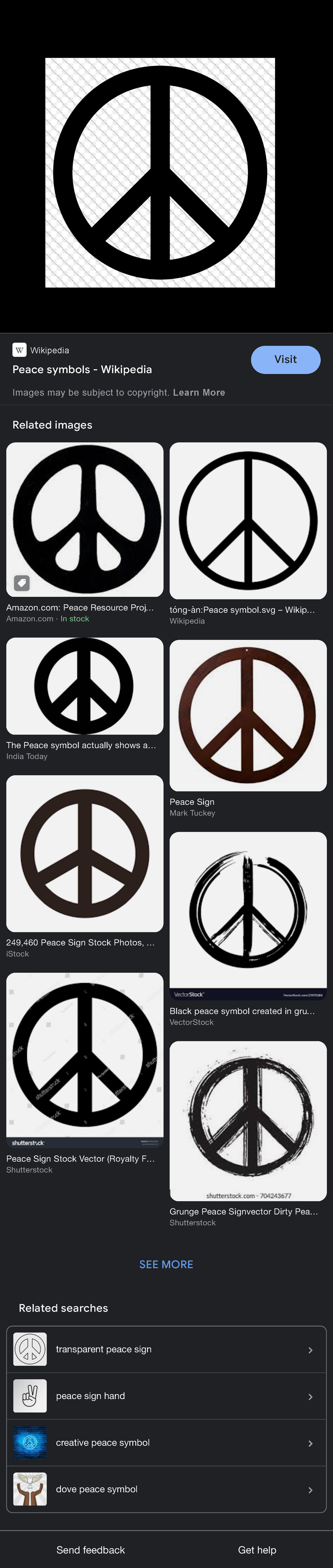 Peace sign - Google Search - Wikipedia Peace symbols - Wikipedia Visit ...