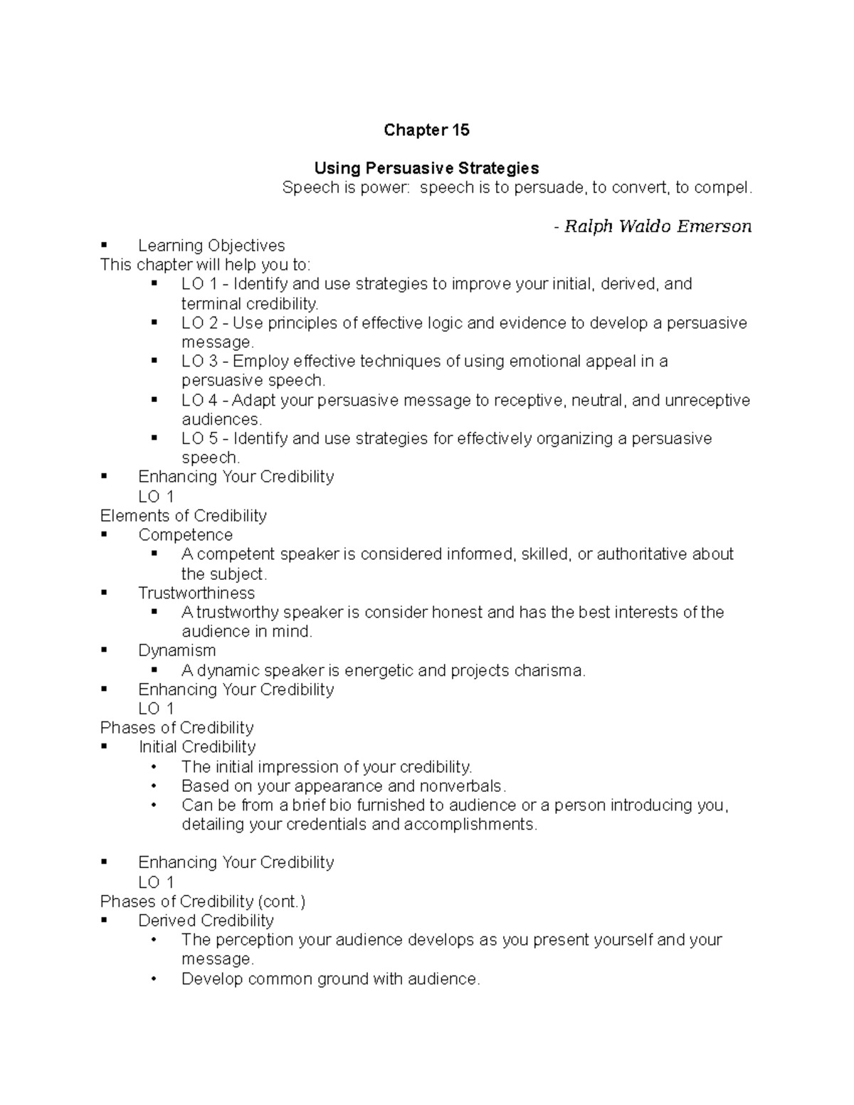 Using Persuasive Strategies - Chapter 15 Using Persuasive Strategies ...