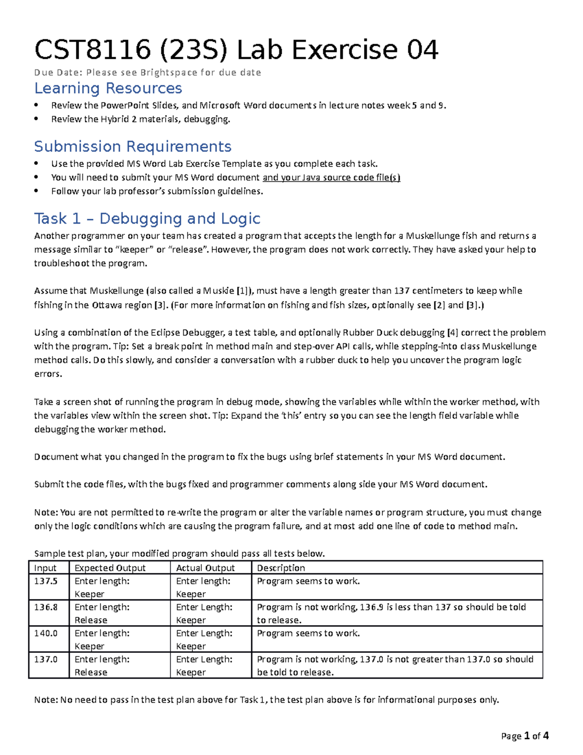 Lab Exercise 04 (23S) V2 - Comp 2401 - Carleton - Studocu